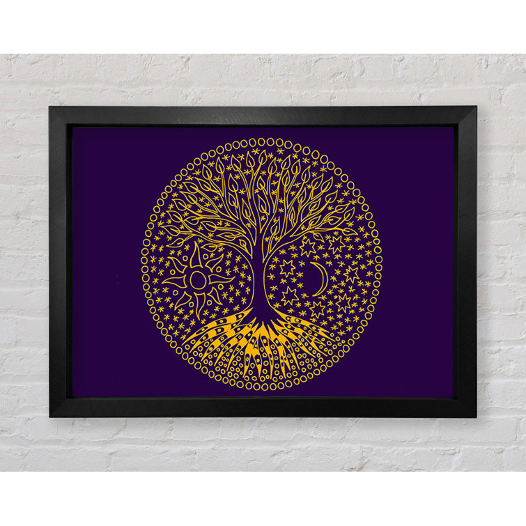 Latitude Vive The Tree Of Life Emblem - Single Picture Frame Art Prints | Wayfair.co.uk